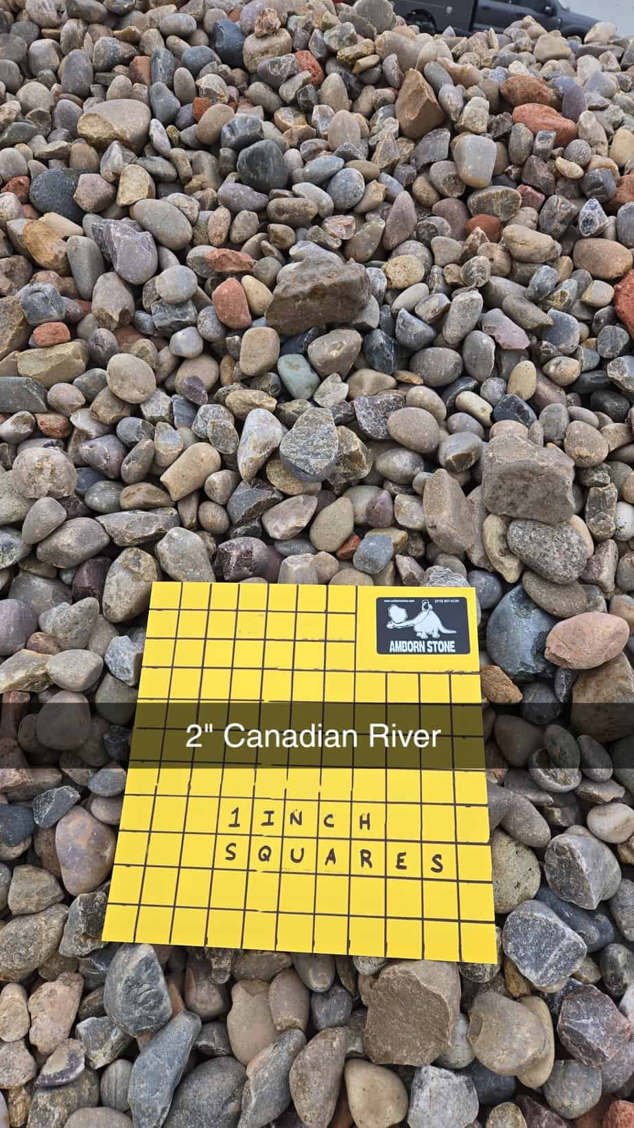 2" Canadian River Rock - Amborn Stone LLC
