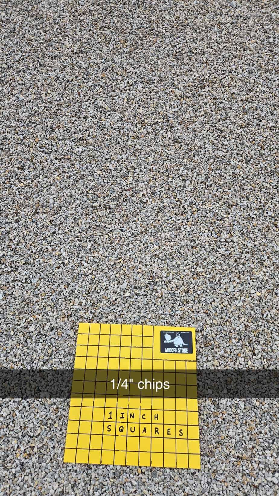 1/4" chips - HPB High Performance Bedding (same gradation as Belgard ...